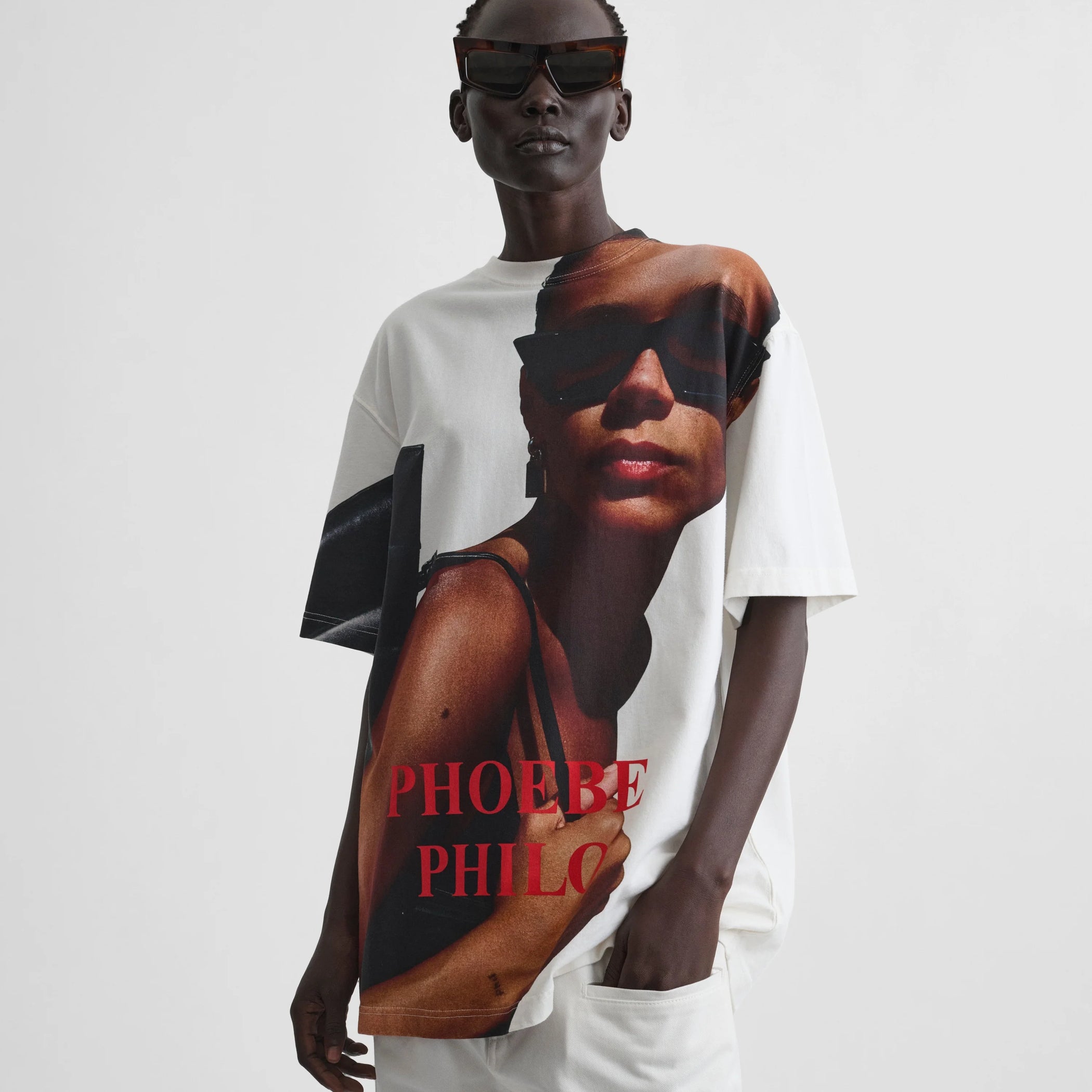 PHOEBE PHILO | ZINE T-SHIRT | SEQUINS PRINT COTTON PHOEBE PHILO | ZINE T-SHIRT | SEQUINS PRINT COTTON